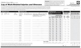 How to Fill Out OSHA Forms 300, 300A, and 301 | BerniePortal
