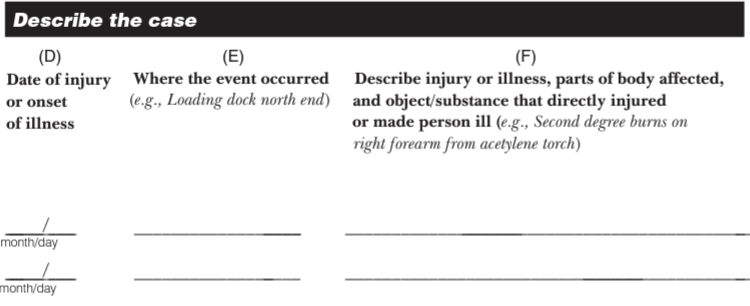 How to Fill Out OSHA Forms 300, 300A, and 301 | BerniePortal